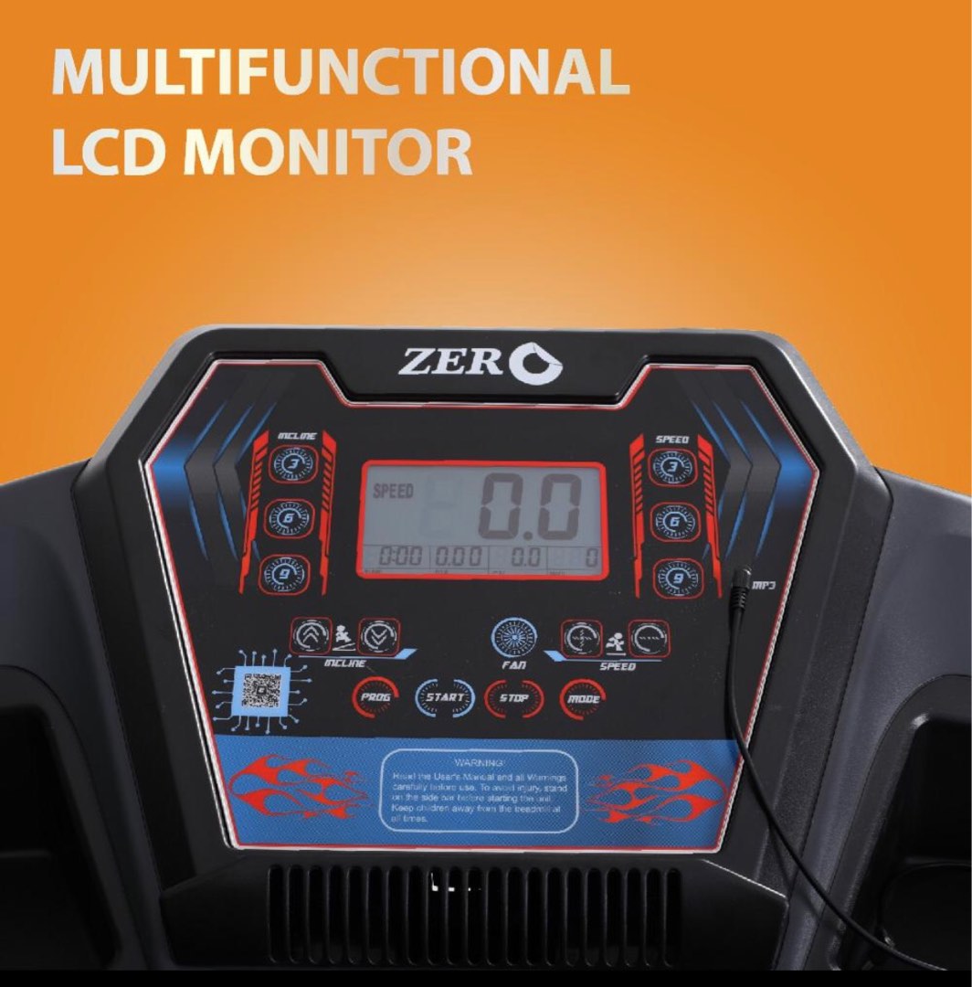 Threadmill Zero ZT2000, Sports Equipment, Exercise & Fitness, Cardio ...