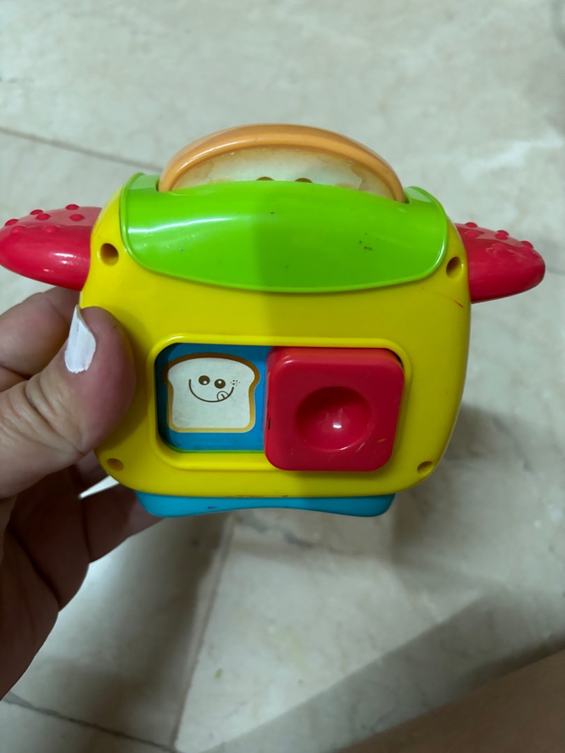 Toaster toy bread pops up like jack in the box, Hobbies & Toys, Toys ...