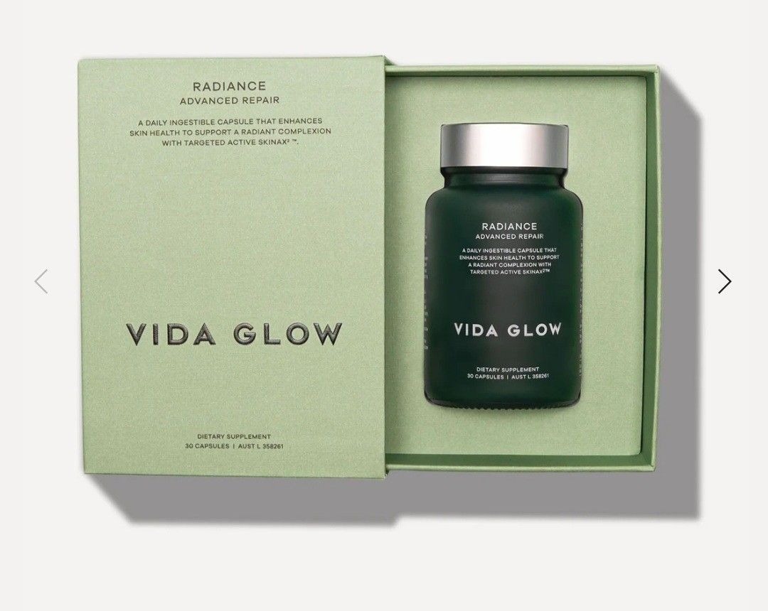 Vida Glow Radiance Advanced Repair 30 Capsule, Health & Nutrition ...