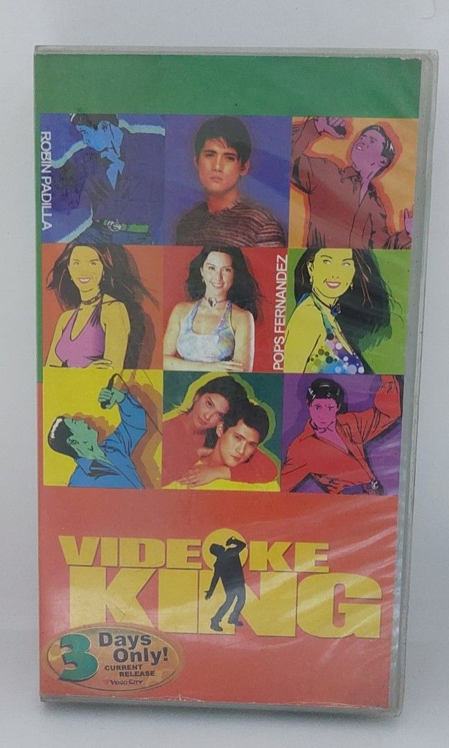 Videoke King Robin Padilla Pops Fernandez Collectible VHS Tape Movie ...