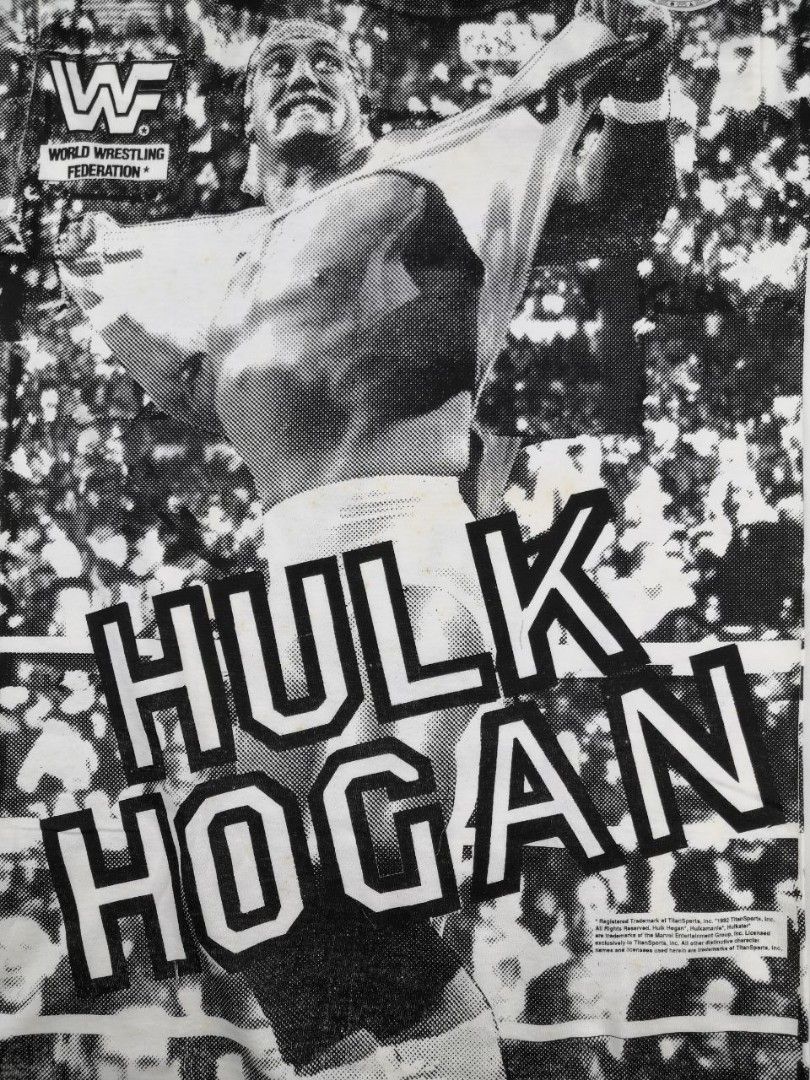 Vintage hulk Hogan wwf 90s, Men's Fashion, Tops & Sets, Tshirts & Polo ...