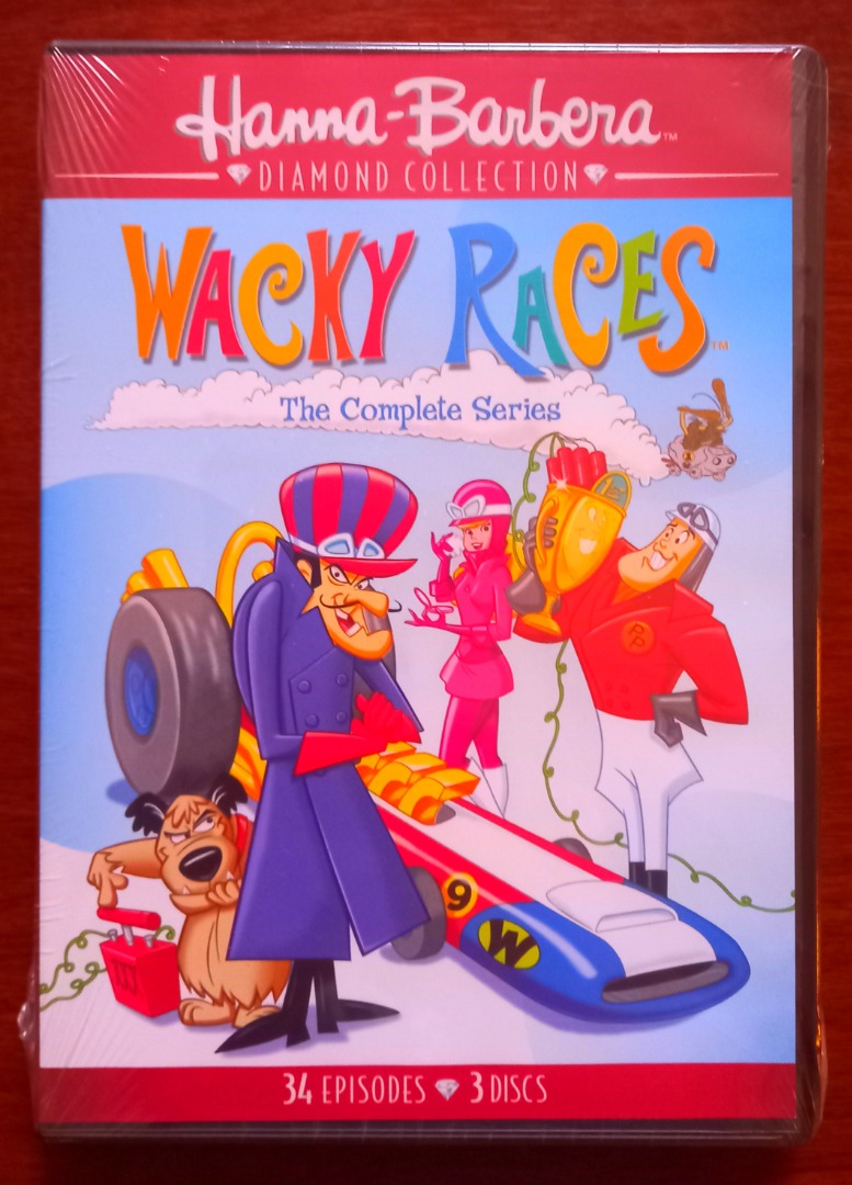 WACKY RACES (ORIGINAL R1 DVD) RARE CARTOON TV SERIES CLASSIC, Hobbies ...