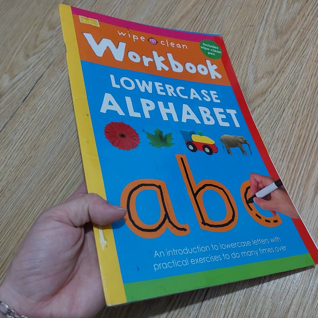 Workbook Lowercase Alphabet abc / Buku latihan tulis reuseable, Buku & Alat Tulis, Buku Anak ...