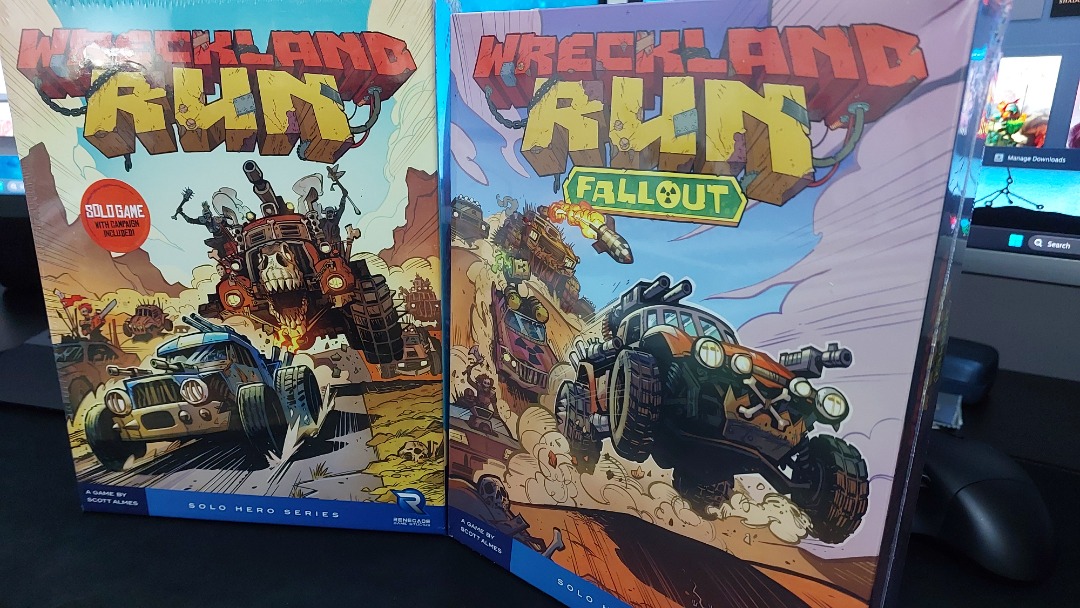 Wreckland Run Kickstarter bundle - Base game with expansion - Fallout, Hobbies & Toys, Toys ...