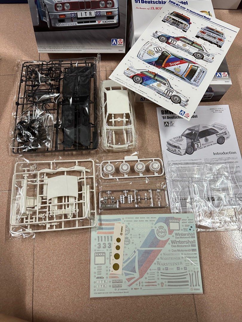 1/24 Aoshima Beemax BMW M3 E30 91 Deutschland model, Hobbies & Toys ...