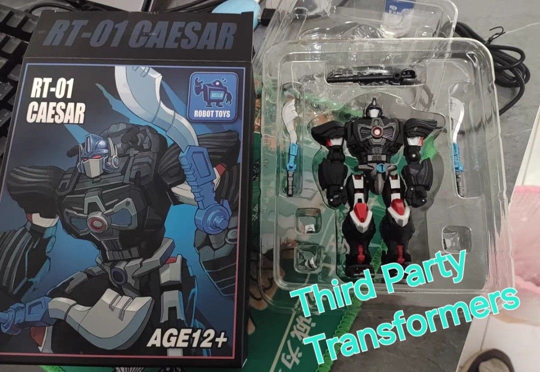 全新品 野獸戰爭 9.8cm ROBOT TOYS RT-01 01 RT01 Caesar 猩猩隊長 凱撒猩猩 柯柏文 變形玩具 猛獸金剛 ...