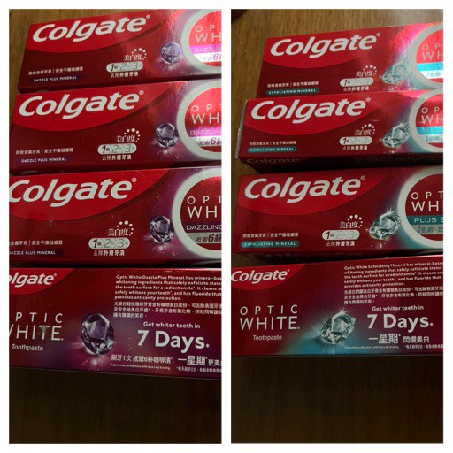 高露潔牙膏，光感白, Colgate optic white toothpaste, 去漬美白, 美容＆個人護理, 健康及美容 - 口腔護理 - Carousell