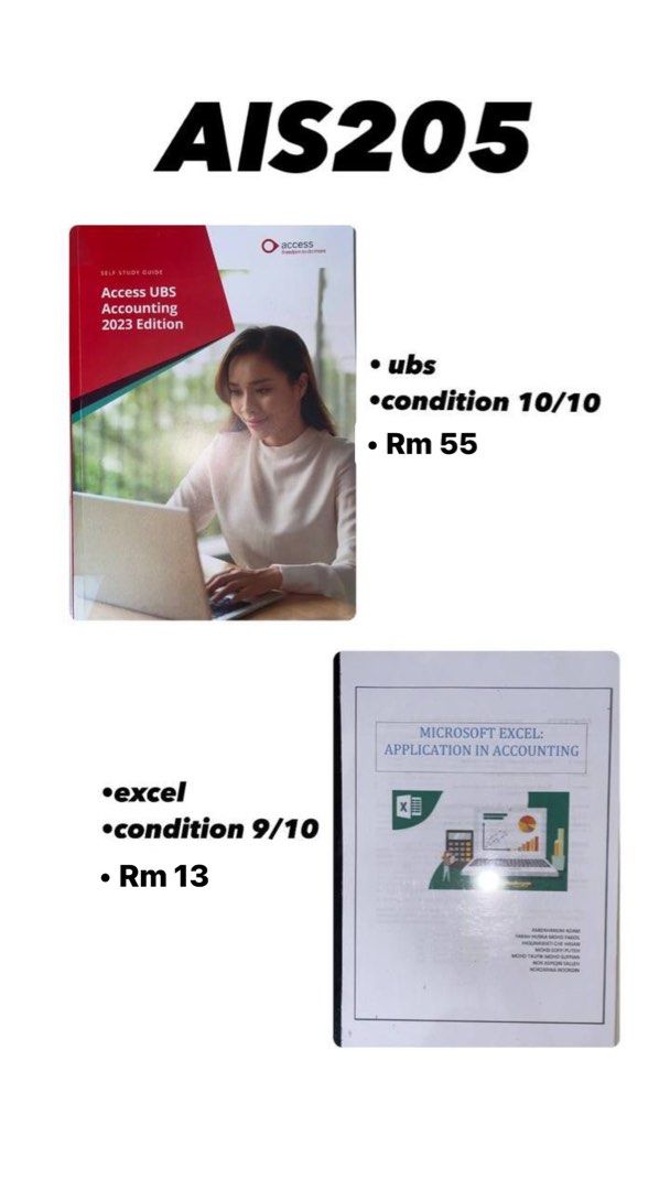 AIS205 ( UBS / EXCEL ), Hobbies & Toys, Books & Magazines, Textbooks on ...