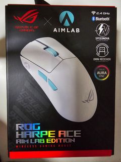 ASUS ROG Harpe Ace Aimlabs Edition White, Computers & Tech, Parts ...