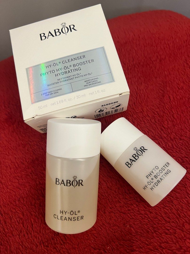 Babor HY-OL cleanser & PHYTO HY-OL Booster Hydrating Mini Set, Beauty ...