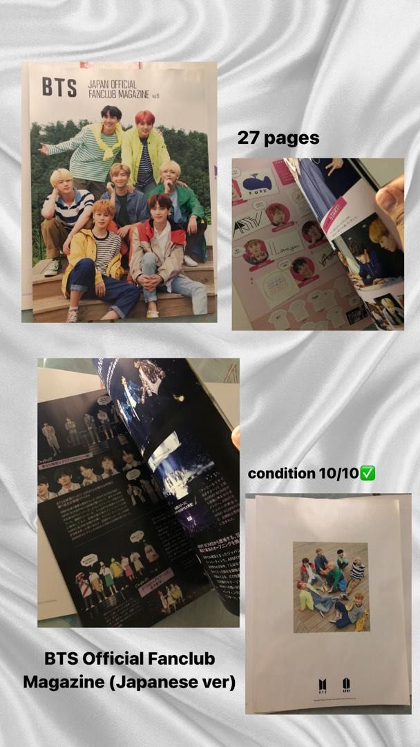 BTS JAPANESE OFFICIAL MAGAZINE, Hobbies & Toys, Books & Magazines ...