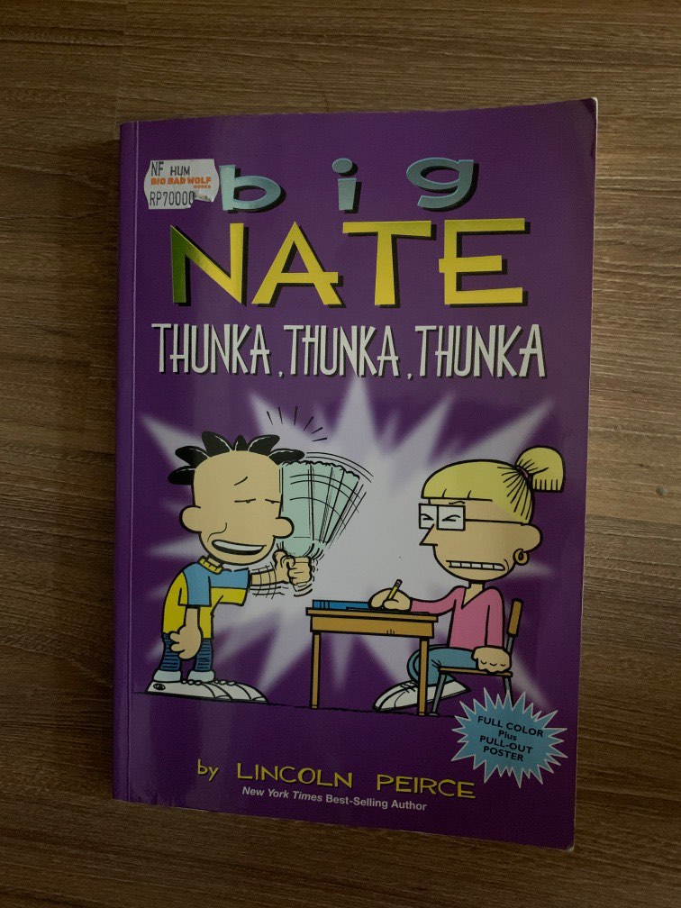 Buku baca anak Big nate thunka thunka thunka, Buku & Alat Tulis, Buku ...