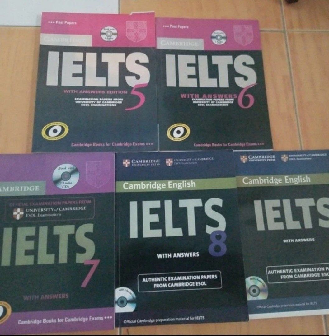 Buku IELTS Cambride Edisi 5, 6, 7, 8, 9, Buku & Alat Tulis, Buku ...