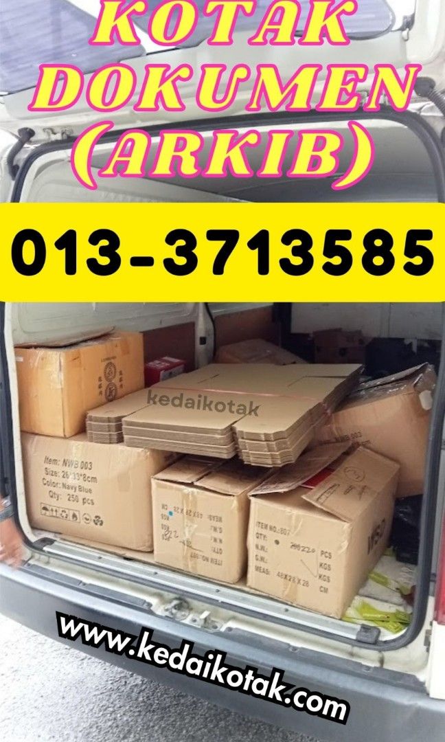 CARTON BOXES, KOTAK PINDAH RUMAH, KOTAK FILE PEJABAT, KOTAK KEMAS ...