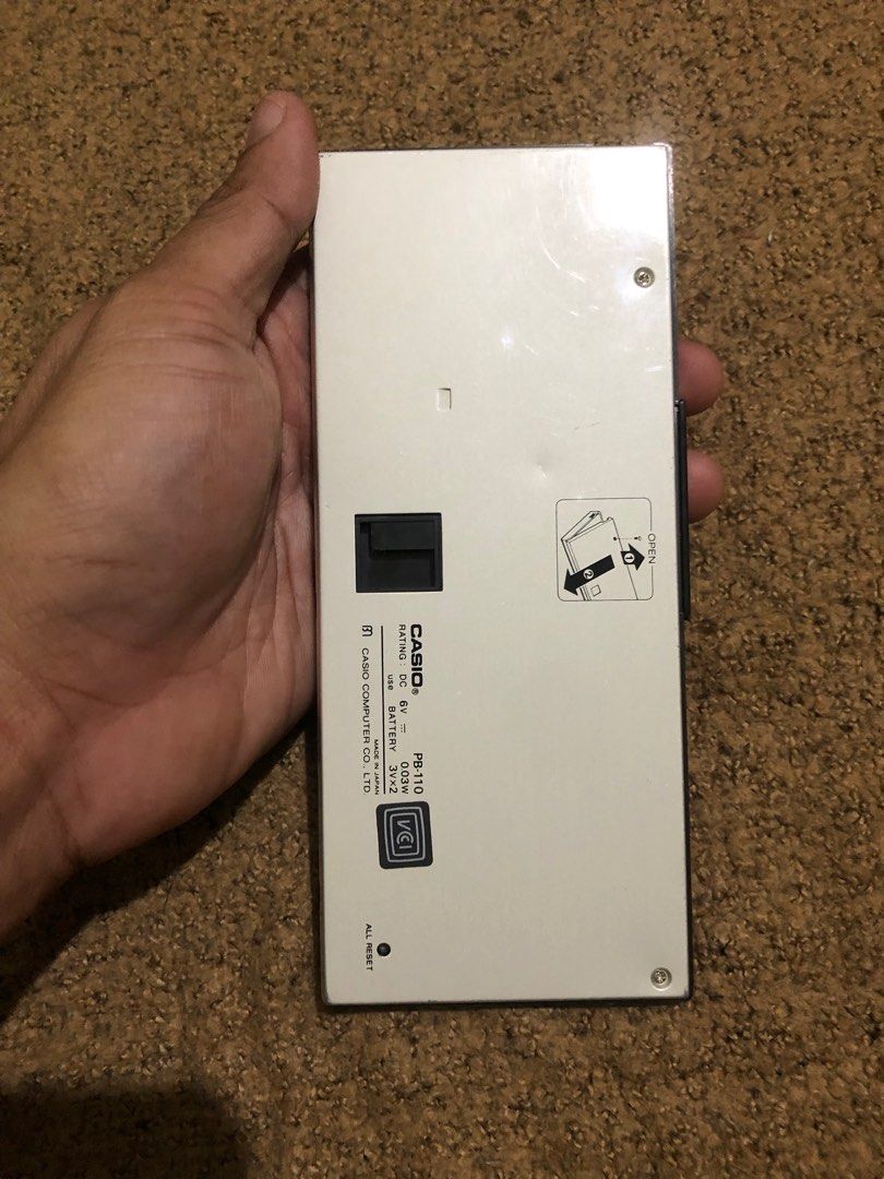 Casio PB-110 databank computer calculator, Hobbies & Toys, Memorabilia ...