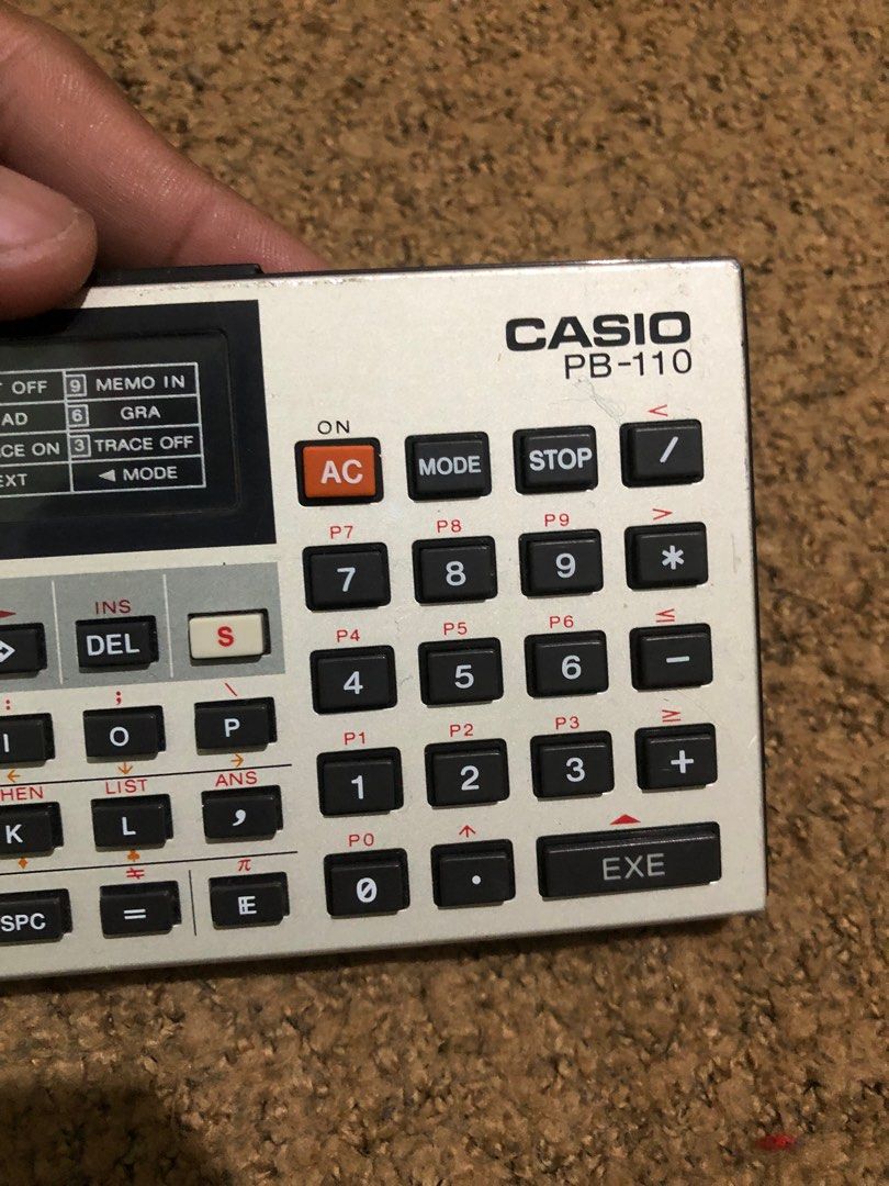 Casio PB-110 databank computer calculator, Hobbies & Toys, Memorabilia ...