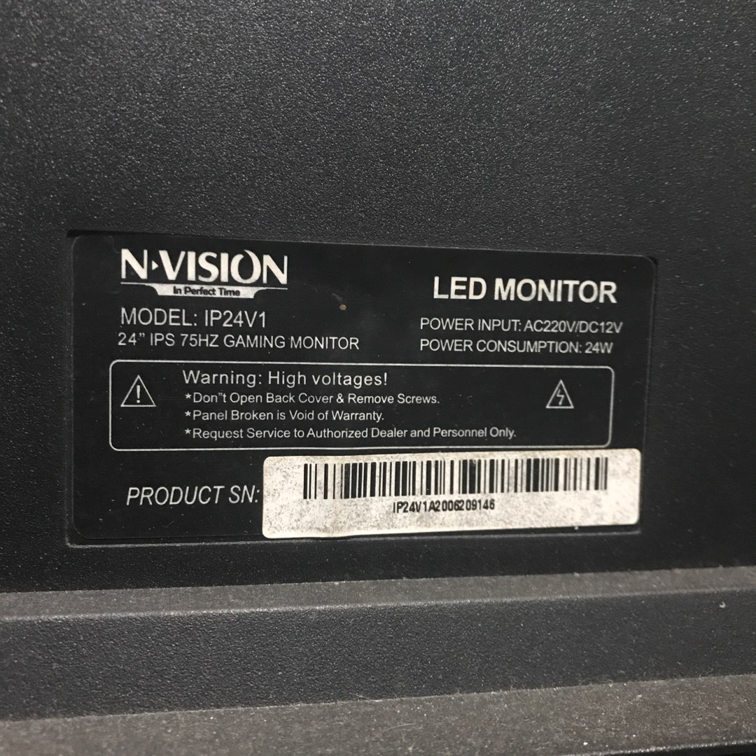 DEFECTIVE NVISION Monitor (Negotiable), Computers & Tech, Parts ...