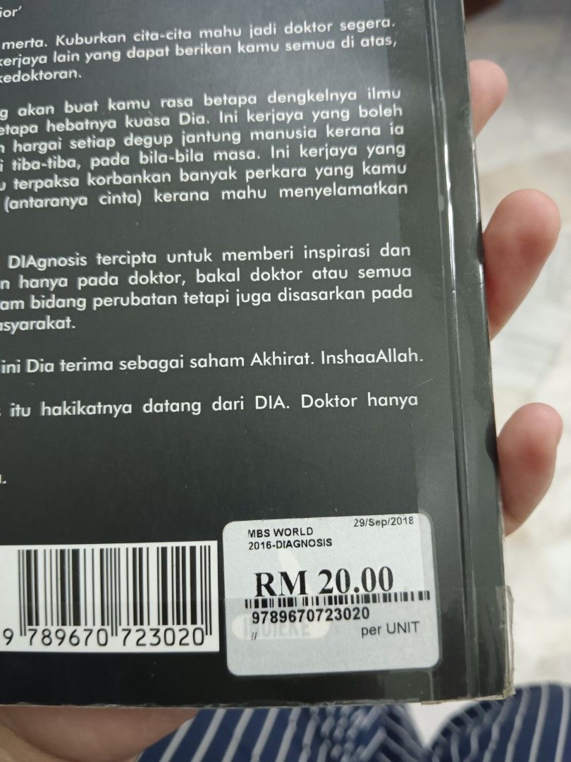 DIAGNOSIS - DR ANWAR, Hobbies & Toys, Books & Magazines, Storybooks on Carousell