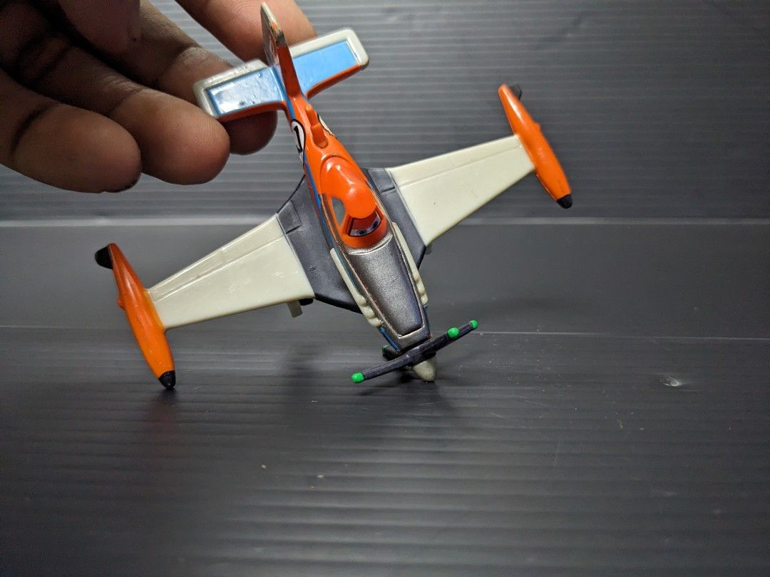 Disney Pixar Planes SUPERCHARGED DUSTY Diecast No. 7 Plane Toy Crop ...