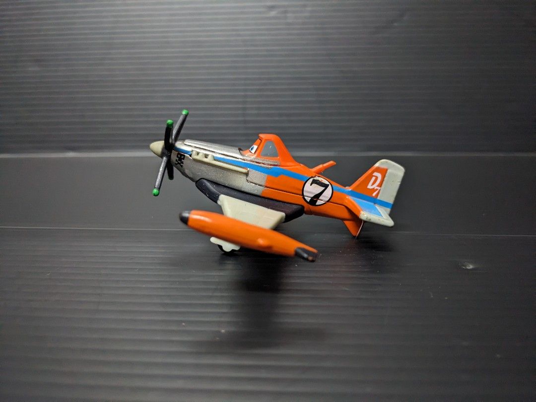 Disney Pixar Planes SUPERCHARGED DUSTY Diecast No. 7 Plane Toy Crop ...