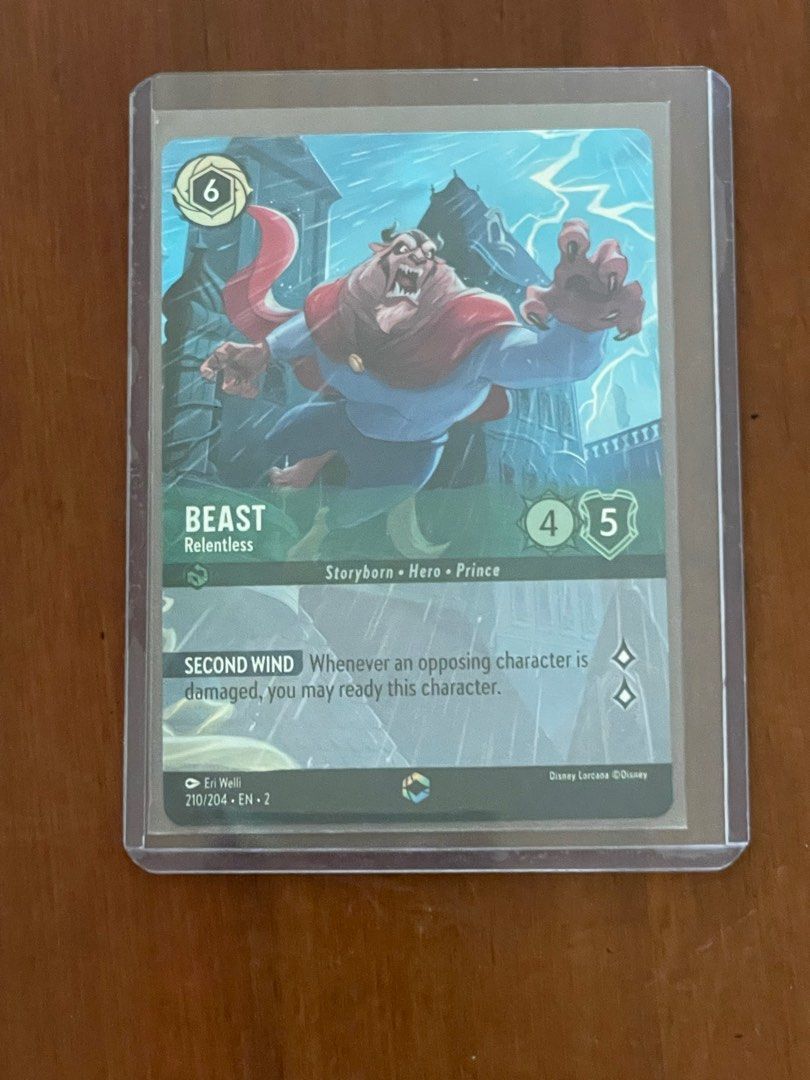 Enchanted - Beast (Relentless) - Lorcana, Hobbies & Toys, Toys & Games ...