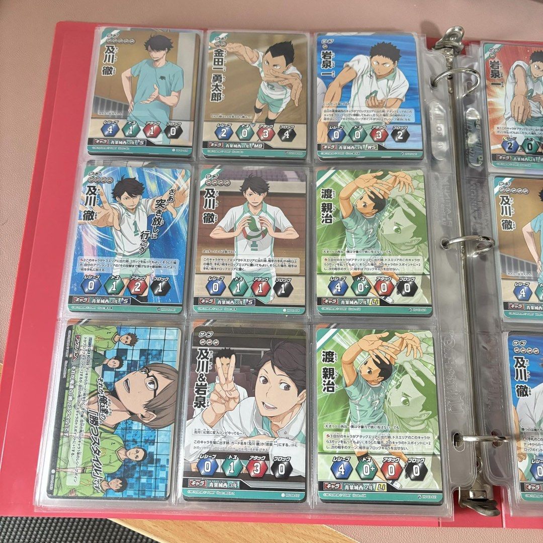 Haikyuu! Game cards Karasuno aoba josai, Hobbies & Toys, Toys & Games ...