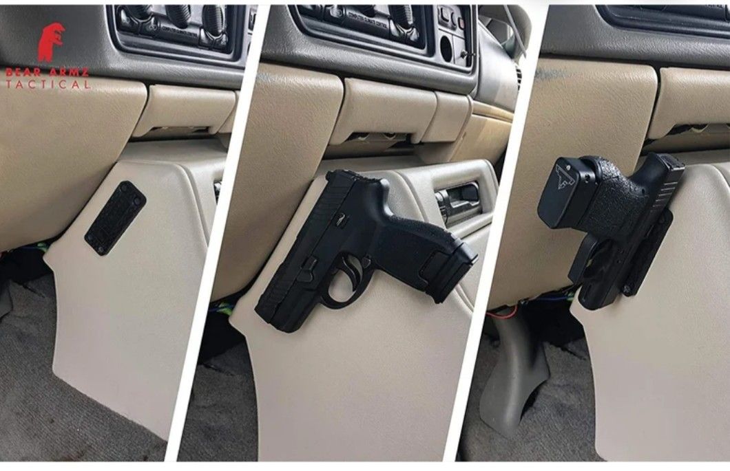 Imported TFNUO Non Scratch Tactical Gun Magnet Mount Under The Desk ...