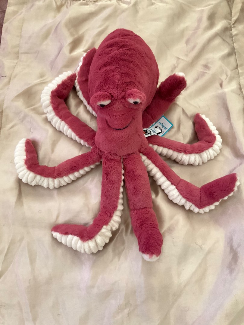 Jellycat Obbie Octopus Plush, Hobbies & Toys, Toys & Games on Carousell