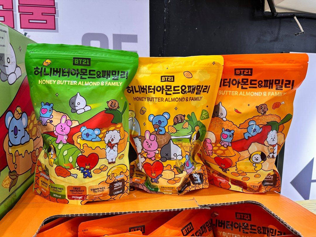 Korea HBAF BT21 (20 pax each, 4 flavours), Food & Drinks, Packaged & Instant Food on Carousell
