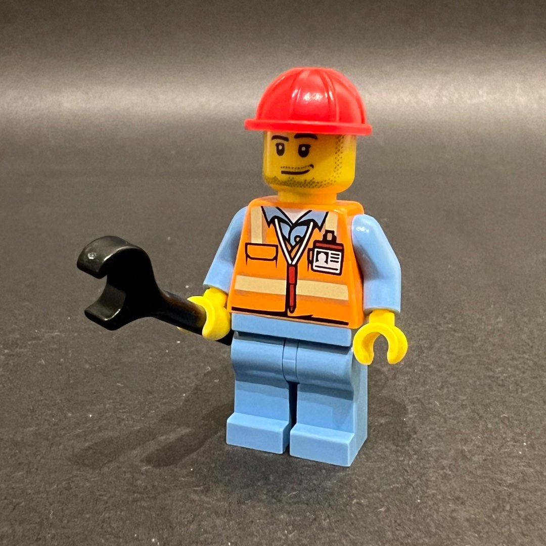 LEGO City Construction Technician Minifigure, Hobbies & Toys, Toys ...