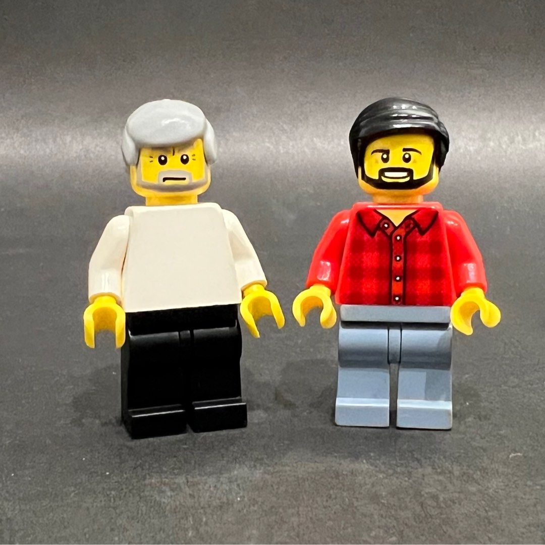 LEGO City Men with Beard Minifigures Set, Hobbies & Toys, Toys & Games ...