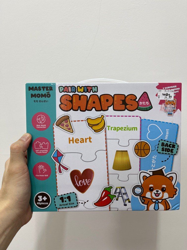 Master Momo pair with shapes NEW, Hobbies & Toys, Toys & Games on Carousell