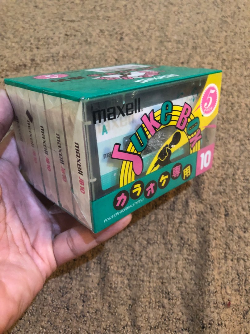 Maxell jukebox jb10 5pack cassette blank tapes, Audio, Other Audio ...