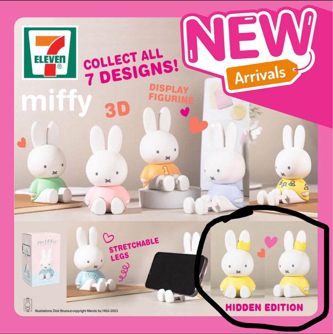 Miffy 711 Blind Box Phone Stand (Hidden Edition), Hobbies & Toys, Toys ...