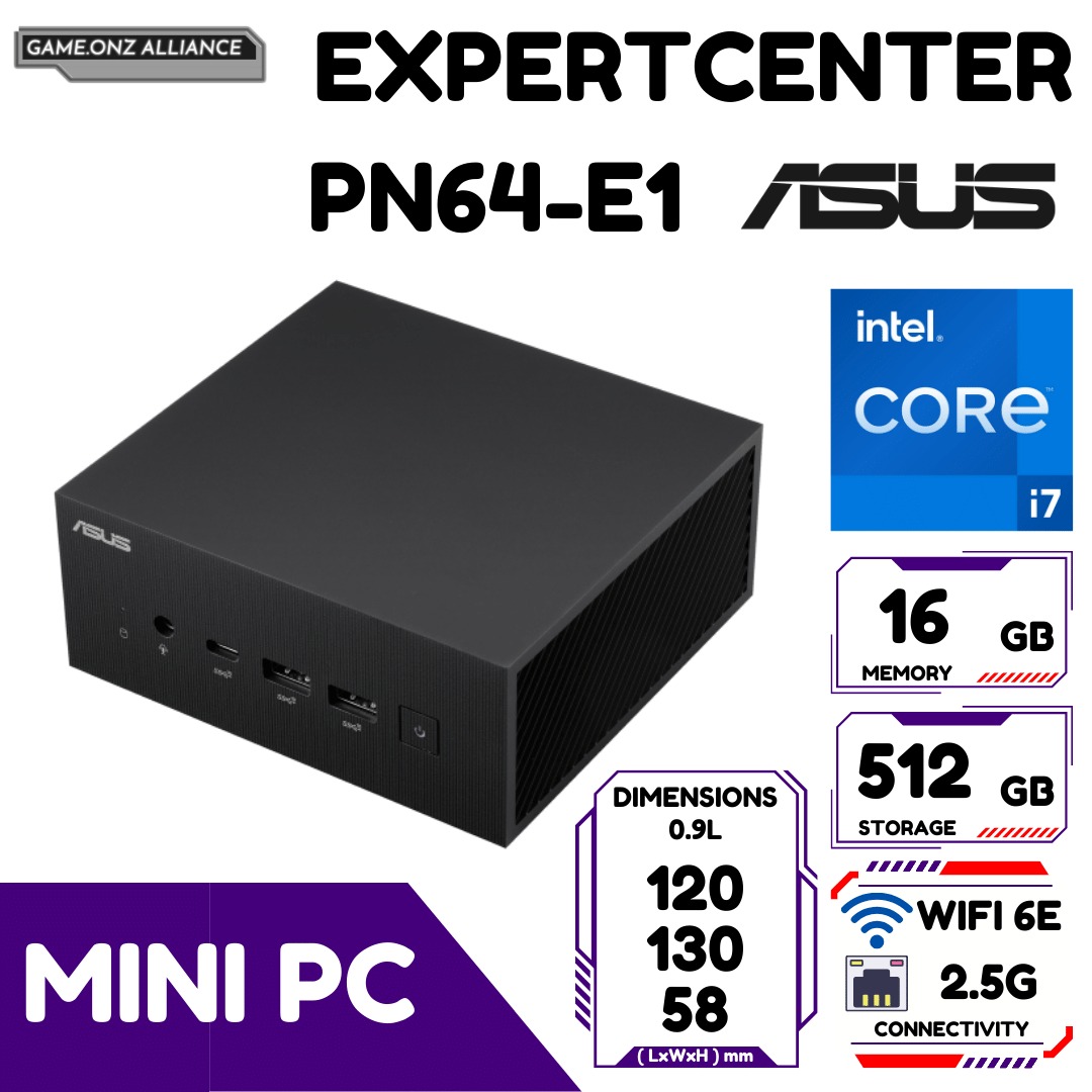 MINI PC | ASUS EXPERTCENTER PN64-E1 | INTEL I7-13700H 14 CORES 20 ...