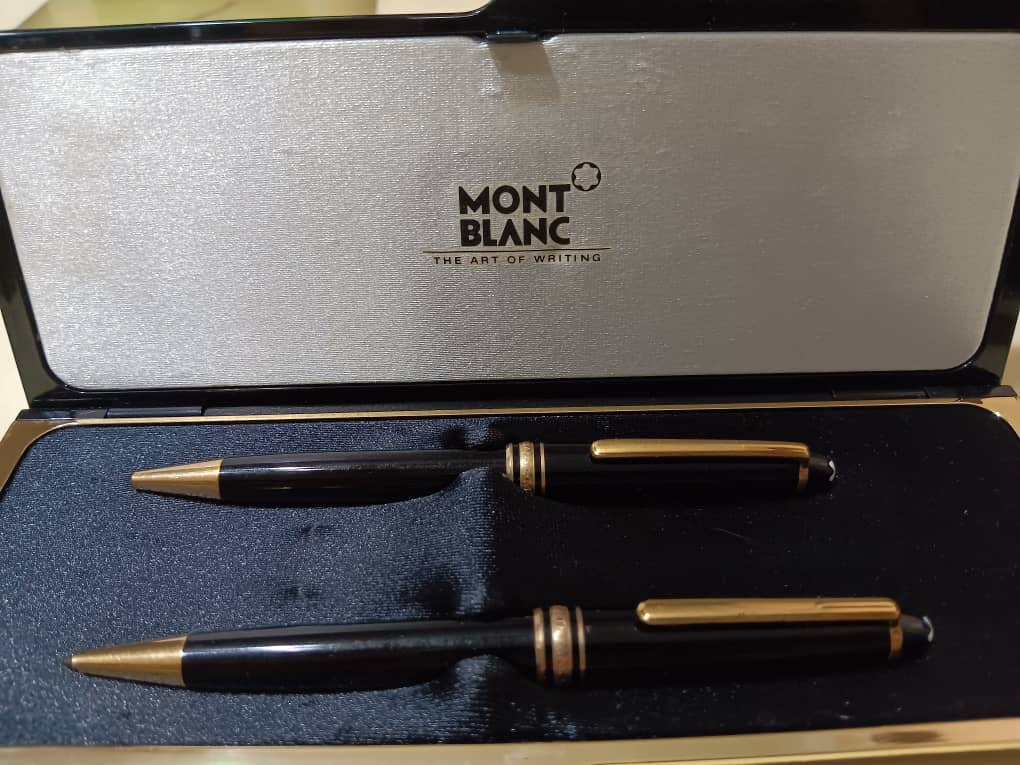 Mont blanc roller pen, Luxury, Accessories on Carousell