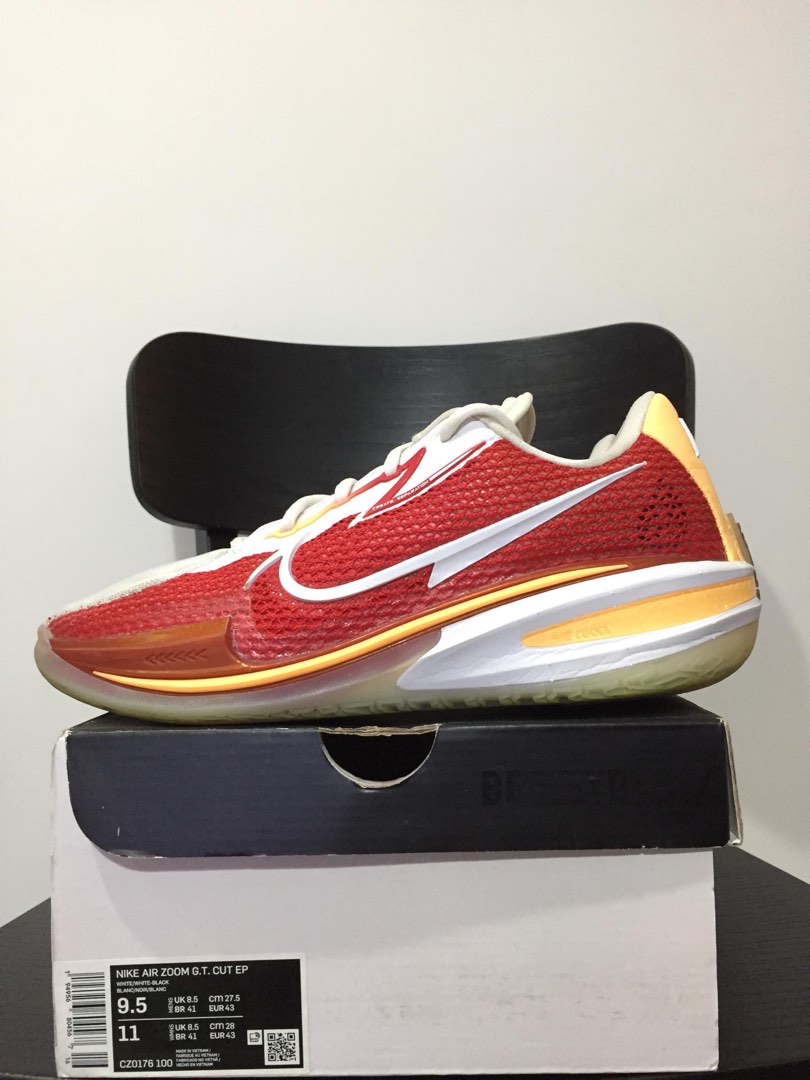 Nike GT Cut 1 首發紅, 他的時尚, 鞋類, 運動鞋、球鞋在旋轉拍賣