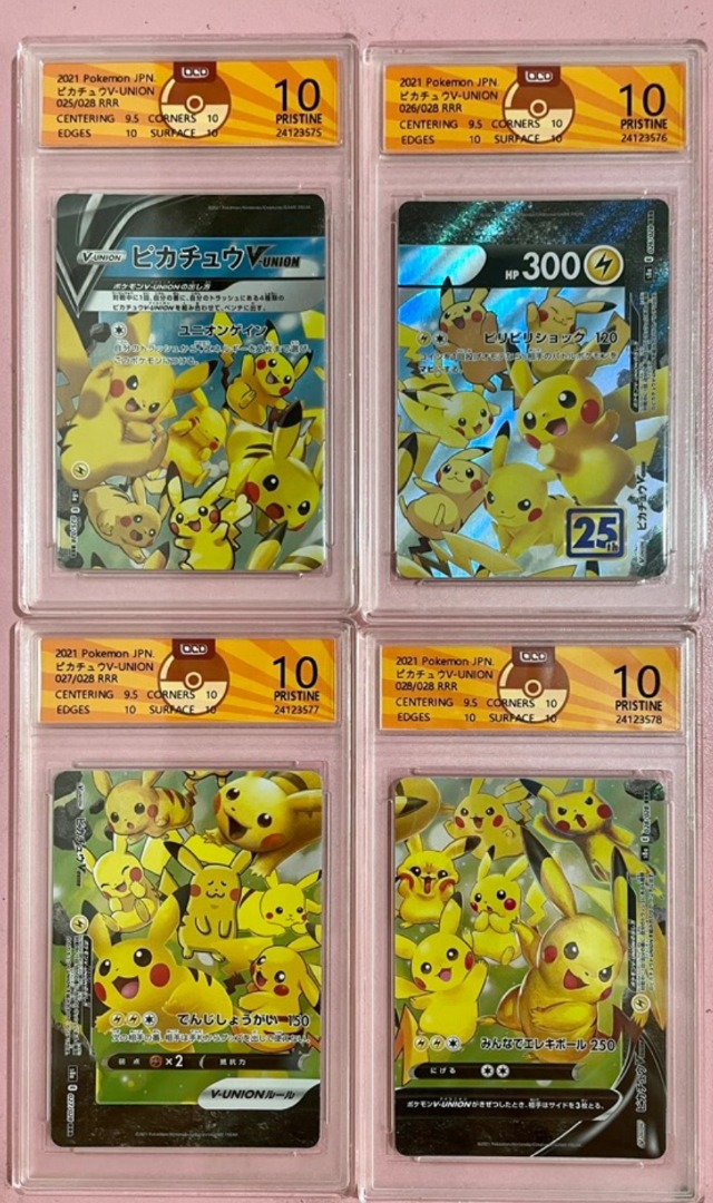 Pokemon cards - OCD 10 Pikachu V-Union, Hobbies & Toys, Toys & Games on ...