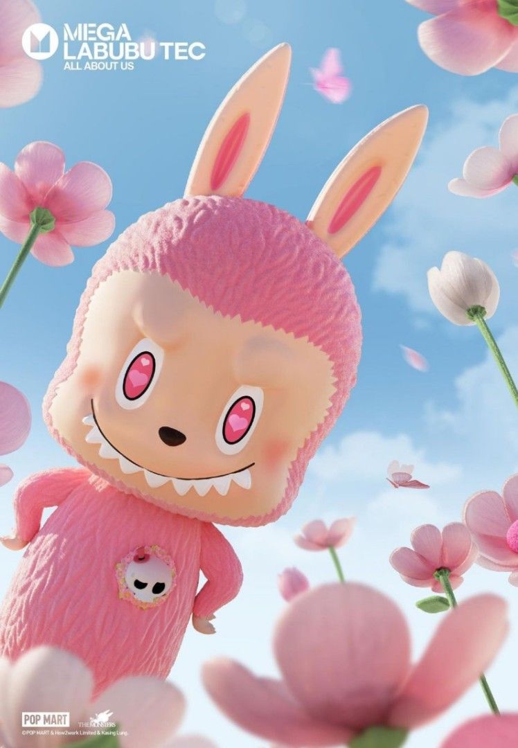 POP MART 泡泡瑪特 Mega Labubu Tec The Mosters How2work LABUBU Labubu Zimomo ...