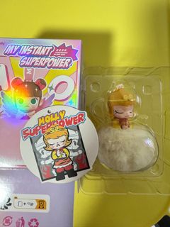 Popmart Molly My Instant Superpower Luminous Display Container, Pink ...