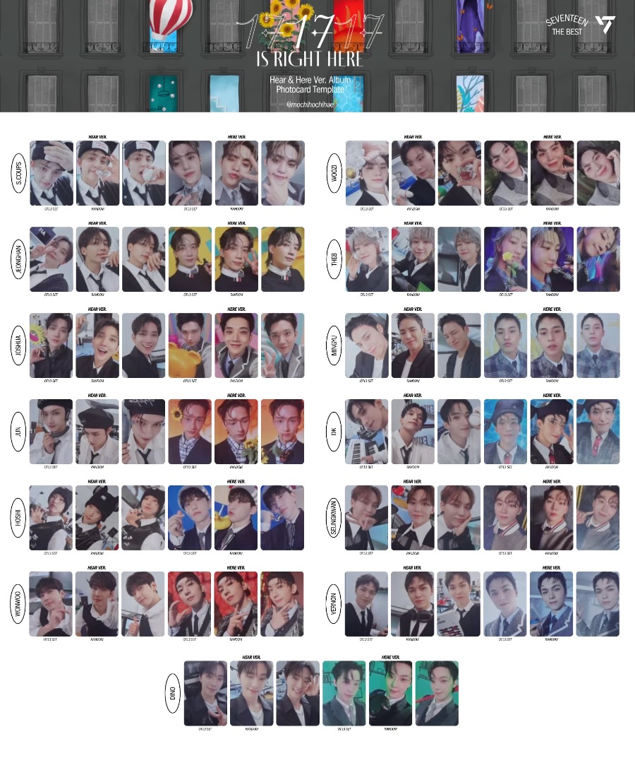 [POOLING] Seventeen Best Album: 17 is Right Here - Dear Version RPC Only (pre-order), Hobbies ...