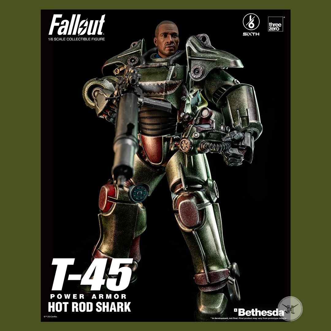 PRE-ORDER!! 1/6 T-45 Fallout: Hot Rod Shark Power Armor, Hobbies & Toys ...
