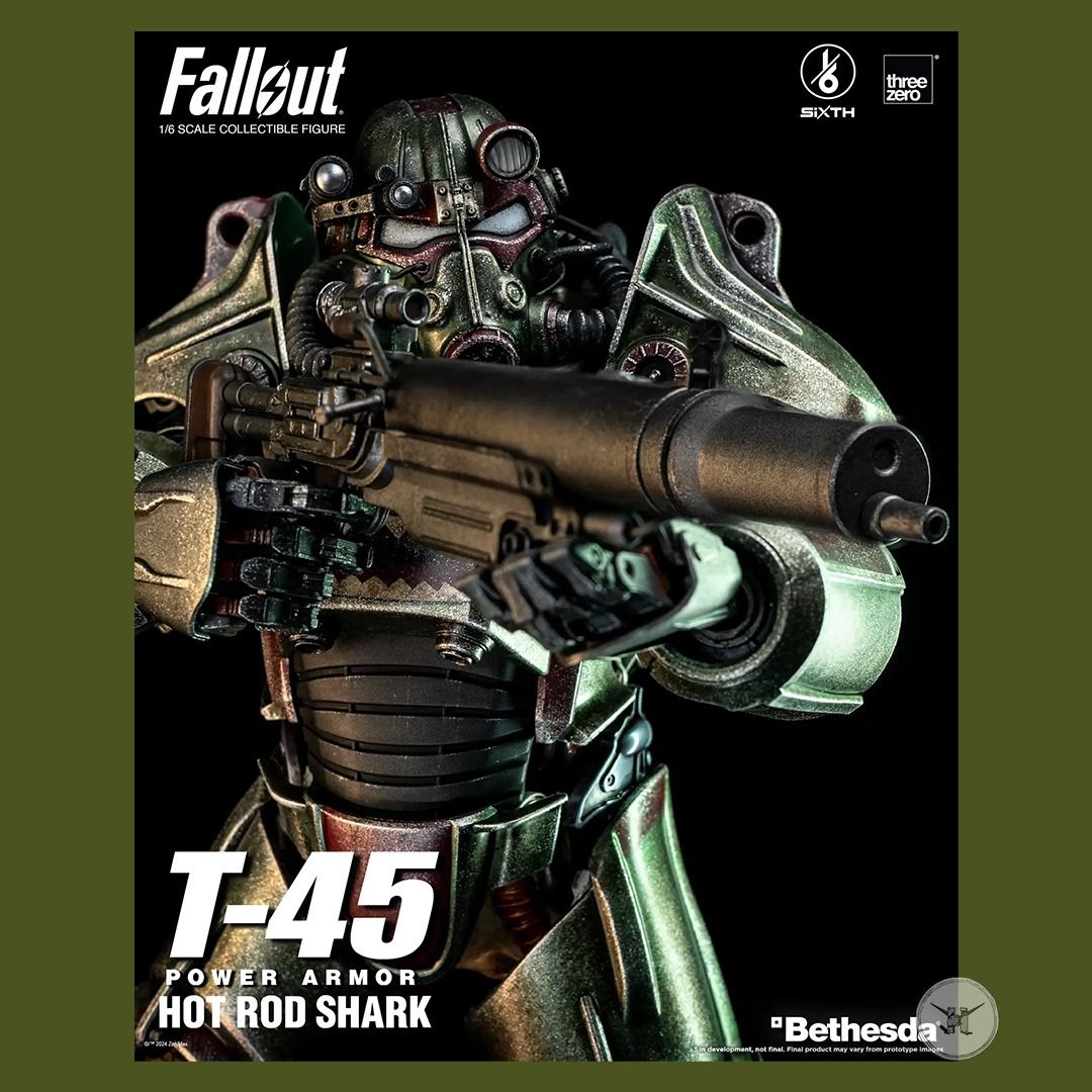 PRE-ORDER!! 1/6 T-45 Fallout: Hot Rod Shark Power Armor, Hobbies & Toys ...