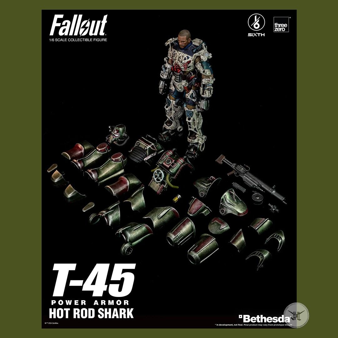 PRE-ORDER!! 1/6 T-45 Fallout: Hot Rod Shark Power Armor, Hobbies & Toys ...