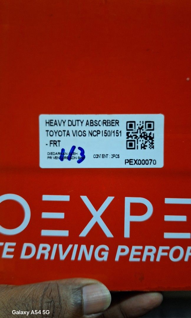 Proexpert Heavy Duty Absorber for Vios NCP150, Auto Accessories on ...
