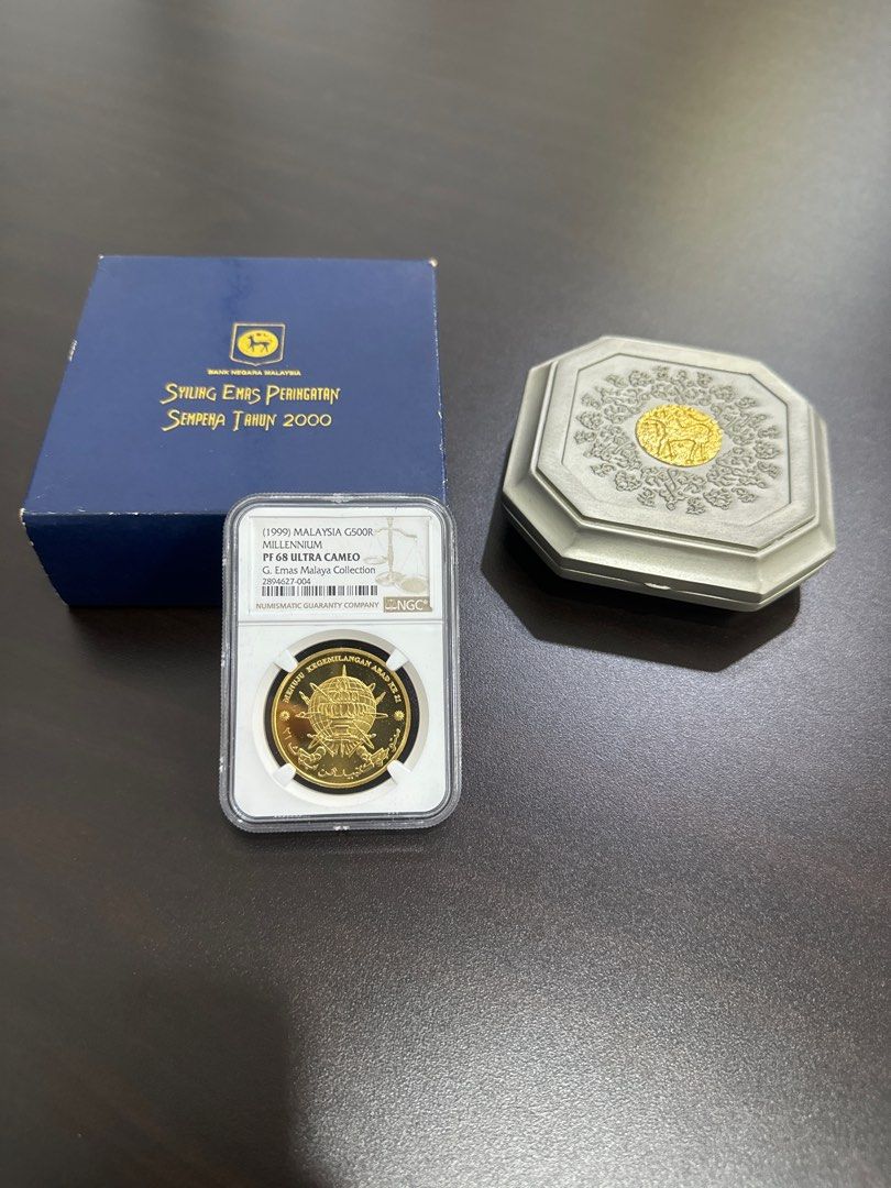 Rare 1999 Millennium Gold Coin PF 68 Ultra Cameo, Hobbies & Toys ...