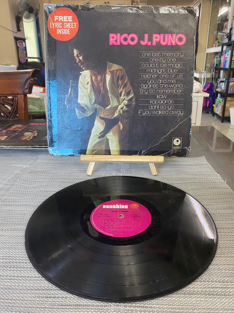 RICO J. PUNO - Self Titled - OPM Music Philippines ORIGINAL PRESS NOT REISSUE VINYL PLAKA LP ...