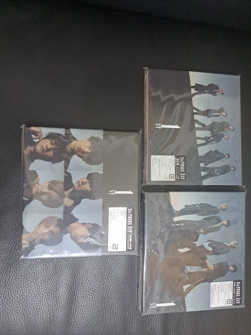 SixTONES 1ST Album 通常盤+初回A+B, 興趣及遊戲, 收藏品及紀念品, 日本明星 - Carousell