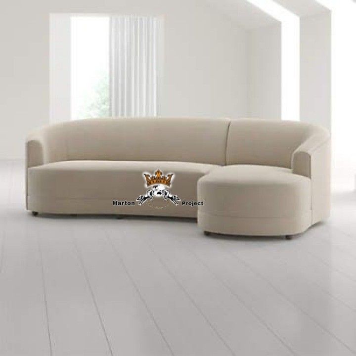 Sofa lengkung sofa curved sofa kacang sofa labu sofa boba, Perabotan ...