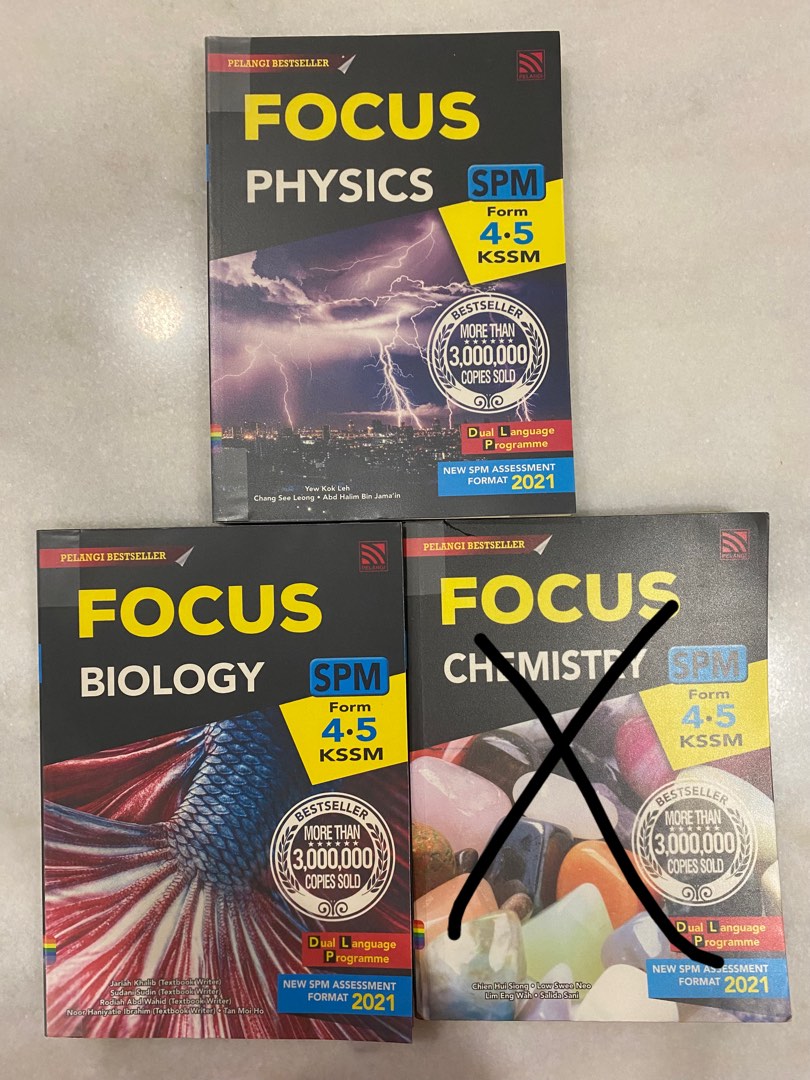 SPM Focus Physics Chemistry Biology, Hobbies & Toys, Books & Magazines ...